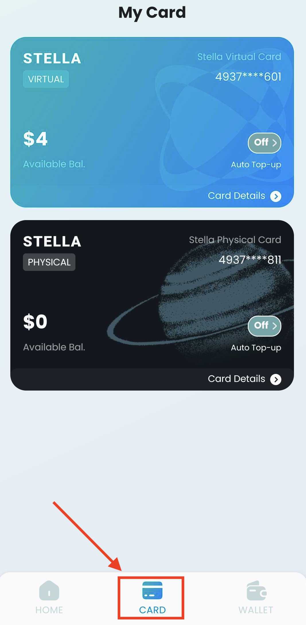 How do I turn on the auto-top-up features? – StellaPay
